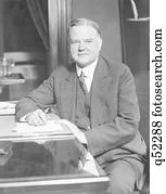 Portrait Herbert C. Hoover 1874-1964 31St American President 192-1928 ...