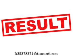 Result. Stock Illustration | k10890705 | Fotosearch