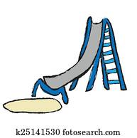 1950S Elementary School Playground At Recess With Children Playing On ...