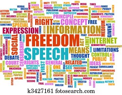 Freedom speech Stock Illustrations. 2,642 freedom speech clip art ...