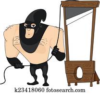 Clip Art of Execution Death Penalty Punishment k23109926 - Search ...