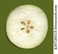 Fruit, pear, pears, seed, seeds, cross section, cut Stock Photo ...