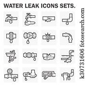 Water leak Clipart | k4407811 | Fotosearch