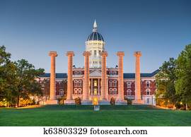 Columbia, MO, Missouri, University of Missouri-Columbia, six ionic ...