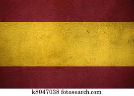 The Spanish flag in the shape of Spain Stock Illustration | 656014 ...