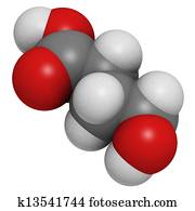 GHB molecule Drawing | u25713483 | Fotosearch
