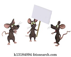 Animal, Watercolor painting of a cute mouse holding a strawberry ...