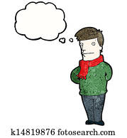 Cartoon sensible man Clipart | k15541022 | Fotosearch