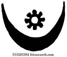 Signs & Symbols - line art Africa Symbolic signs from the Ivory Coast ...