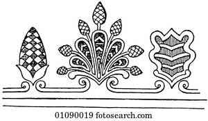Patterns & Motifs - line art Assyrian Ornaments Assyria is an ancient ...