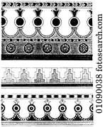 Patterns & Motifs - line art Assyrian Ornaments Assyria is an ancient ...