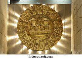 Gold Figure of Inca Warrior Gold Museum Lima Peru Stock Photograph ...