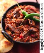 Balti and Naan, Balti, Naanindian food, indian dish, indian Stock ...