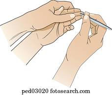 Using Finger Sweep on Child Stock Illustration | fsweep | Fotosearch