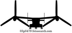 V-22 osprey Clipart | 03p0544 | Fotosearch