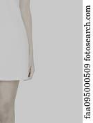 Woman measuring waist, mid section Stock Photography | paa268000045 ...