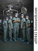 Medical personnel in operating room Picture | u12010374 | Fotosearch