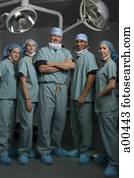Medical personnel in operating room Picture | u12010374 | Fotosearch