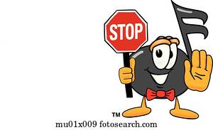 Arrow Down Holding A Stop Sign Stock Illustration | arrow01d009 ...