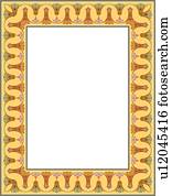 Aztec Border Clipart | u16134140 | Fotosearch