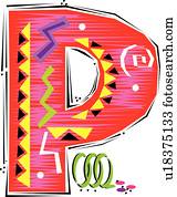 Fiesta I letter K Clipart | u29548632 | Fotosearch
