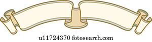 Clipart of Tan fancy banner u12743851 - Search Clip Art, Illustration ...