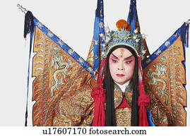 Close-up of a male Chinese opera performer Stock Photo | u20024598 ...