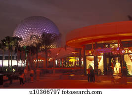 Orlando, FL, Florida, gift shop, Disney souvenirs, giant mermaid Stock ...