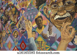 wall mural, African-American, Atlanta, GA, Georgia, The Freedom Quilt ...
