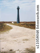 Lighthouse located at Matagorda Island, Texas Stock Photo | u15683519 ...
