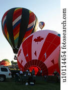 Gatineau Hot Air Balloon Festival, Quebec Canada Stock Photo ...