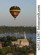 Gatineau Hot Air Balloon Festival, Quebec Canada Stock Photo ...